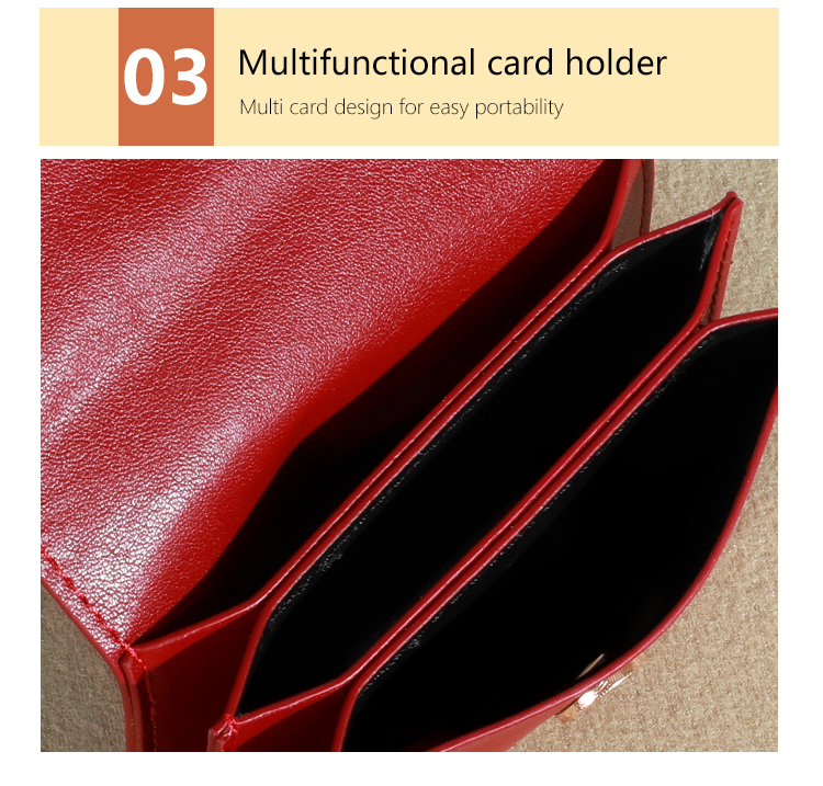 Mumu 1082 Woman Wallets PU Leather Simple Solid Color Wallet For Women ...