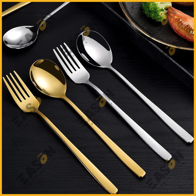 EasonShop COD Korean Cutlery Korean Style Flatware Stainless Steel ...