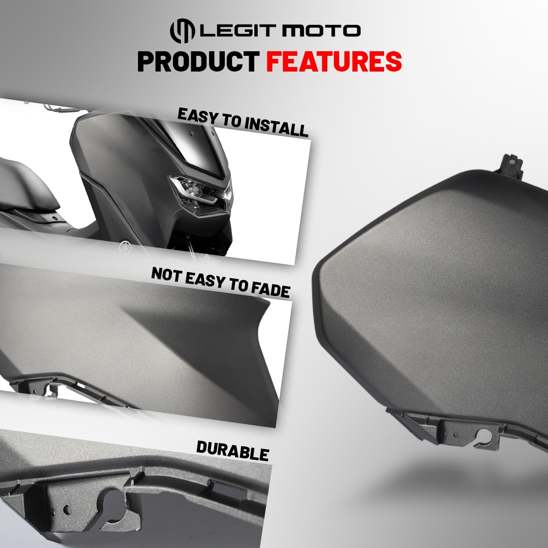 LEGITMOTO YAMAHA NMAX V2 FRONT BODY COWLING COVER L-7577 MATTE GRAY FOR ...