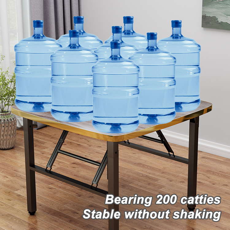 Folding Dining Table Foldable Square Table Banquet Table Desk High 53cm ...