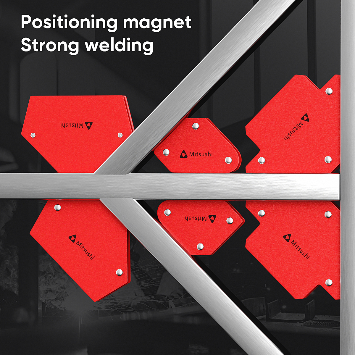 Mitsushi 1/4/6PCS Welding Magnet Positioner Magnetic Fixed Angle ...