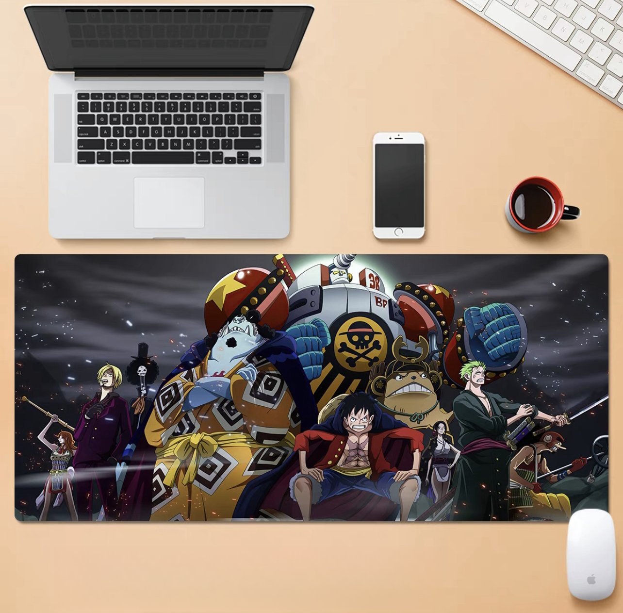 Zeus x One Piece ( X-43) Extended Mouse Mat / Mouse Pad For Gaming ...