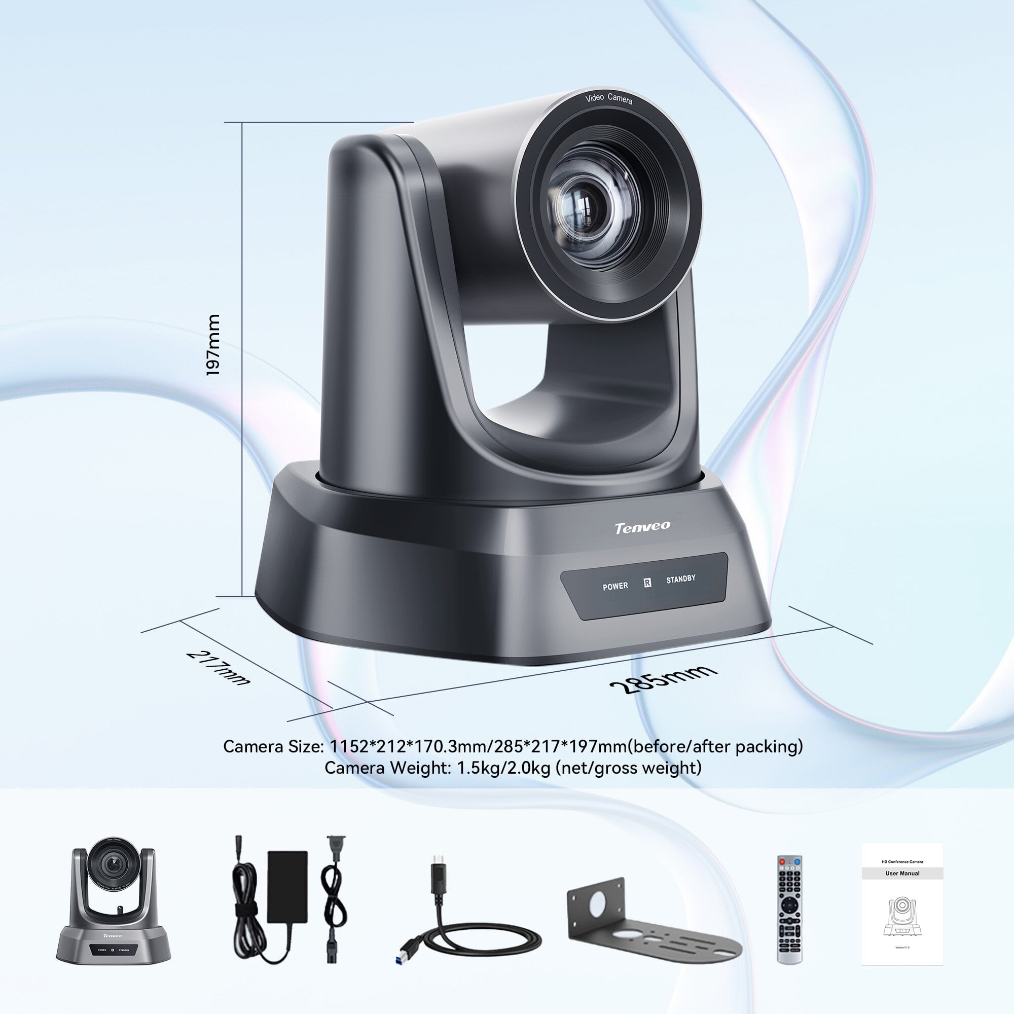 Tenveo NVPRO 3X / 10X / 20X Optical Zoom PTZ Video Conference Camera ...