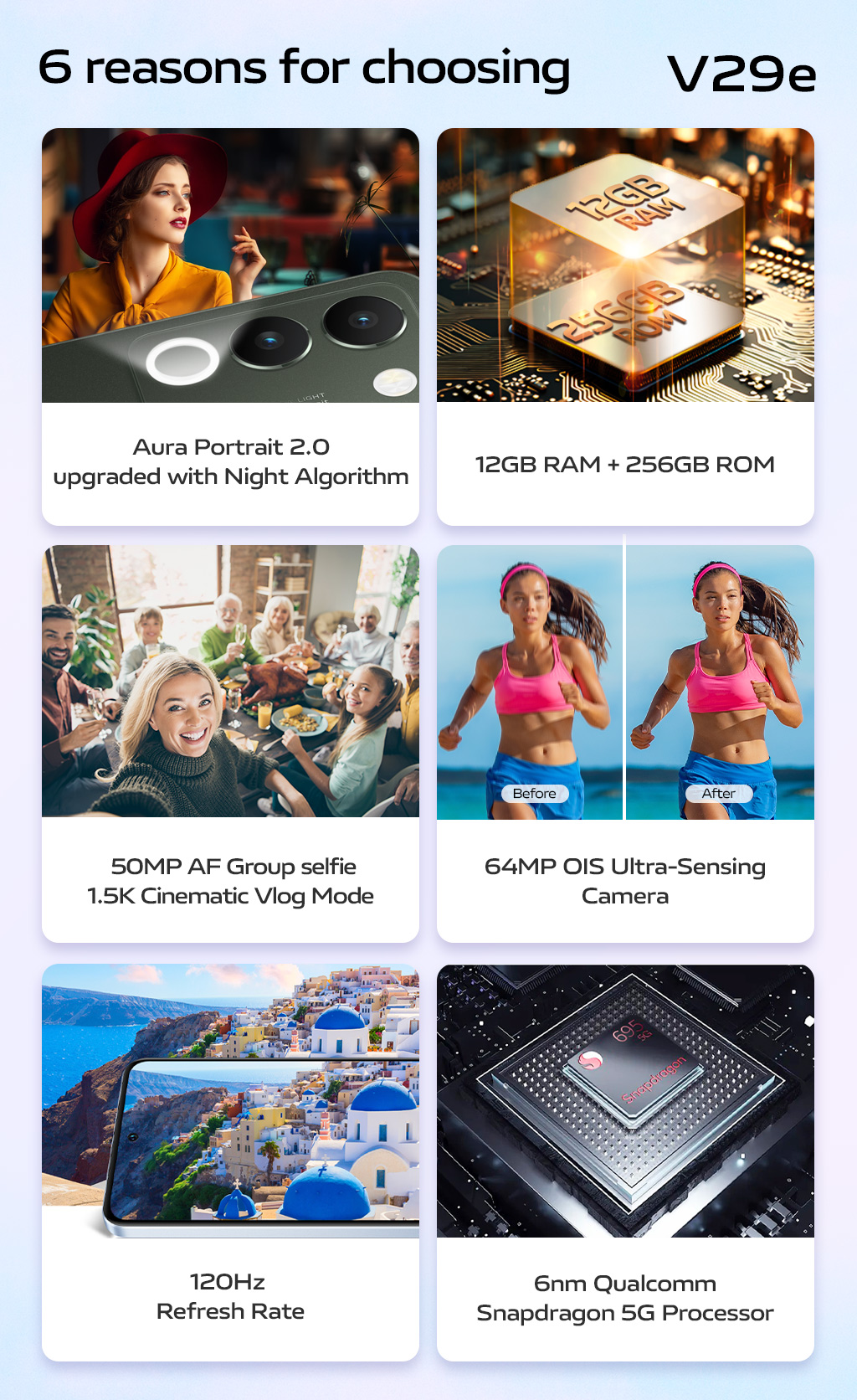 【SALE】vivo V29e 5G | 12GB RAM 256GB ROM | 64MP OIS Camera | Snapdragon ...