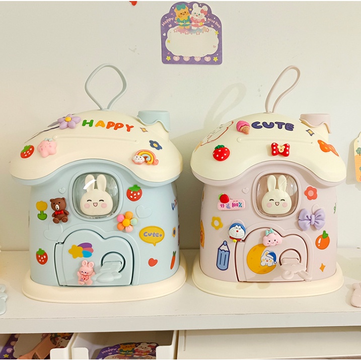 Coin Piggy Bank Alkansya with Lock and Key Coin bank Cute Piggy Bank ...