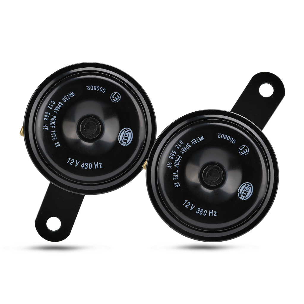 Motorcycle Car HELLA HORN Original Horn Set 360Hz / 430Hz 111dB 12V ...
