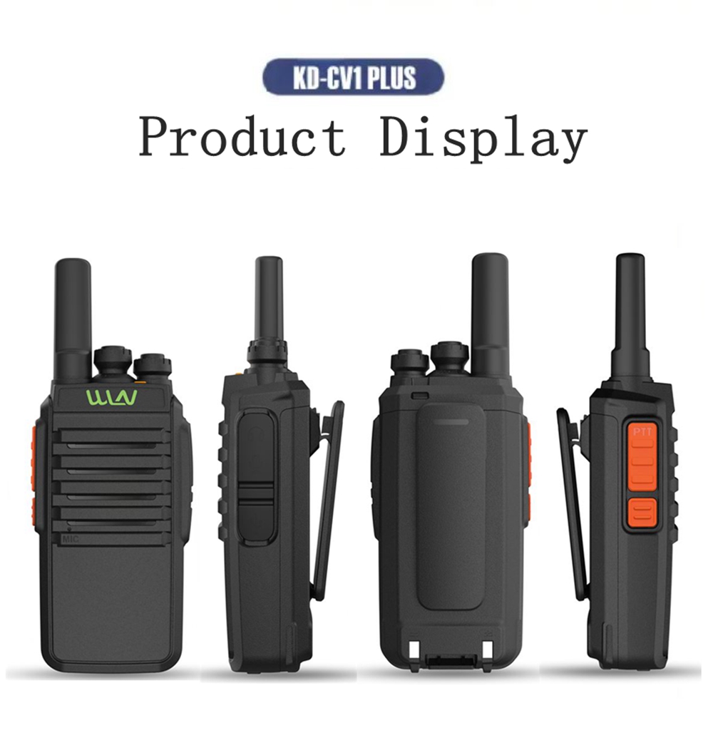 WLN KD-CV1Pro 5W 16 Channel UHF 400-470MHz Two-Way Walkie Talkie Radio ...