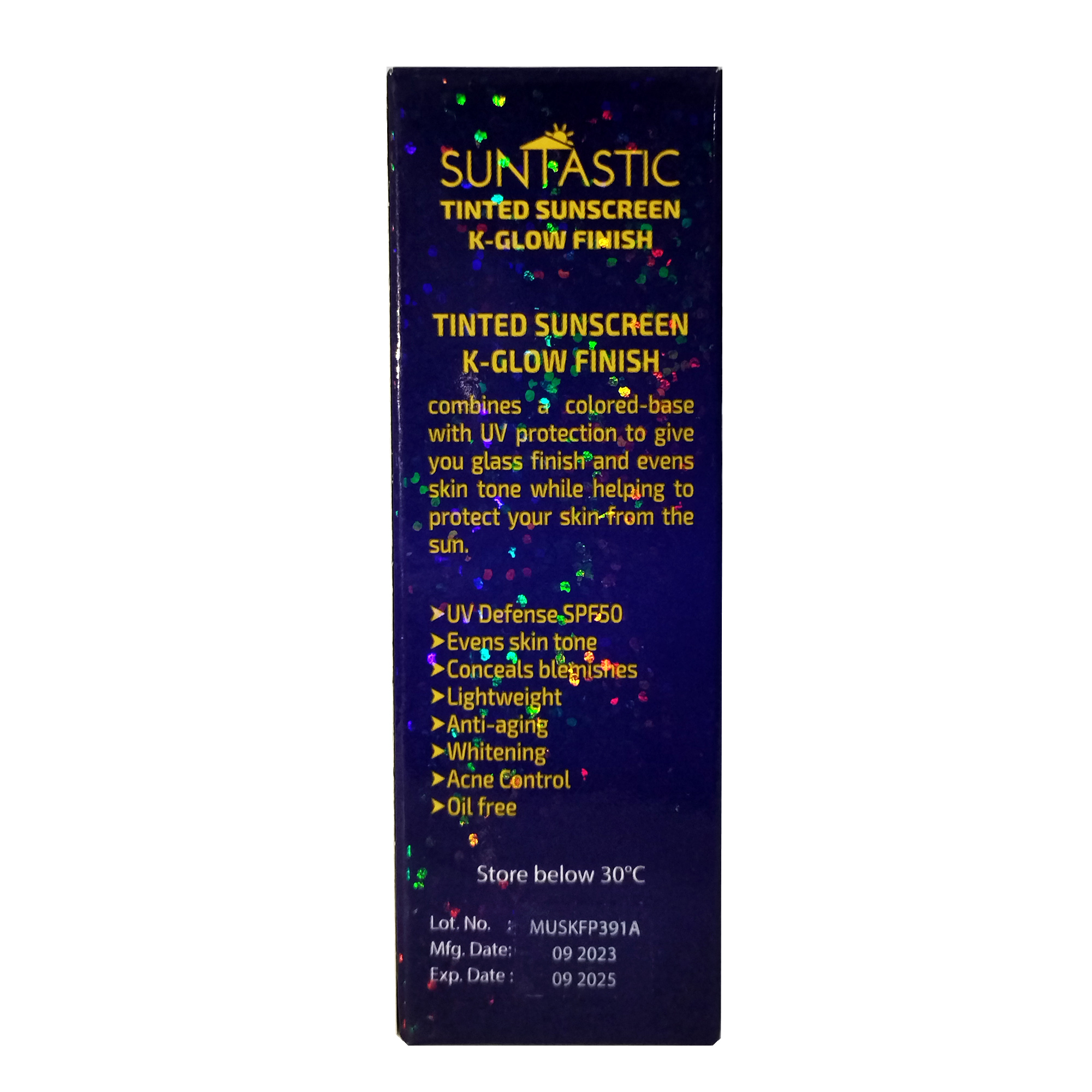 HWL Miss Universe Suntastic Face Tinted Sunscreen Matte Finish Sunblock ...