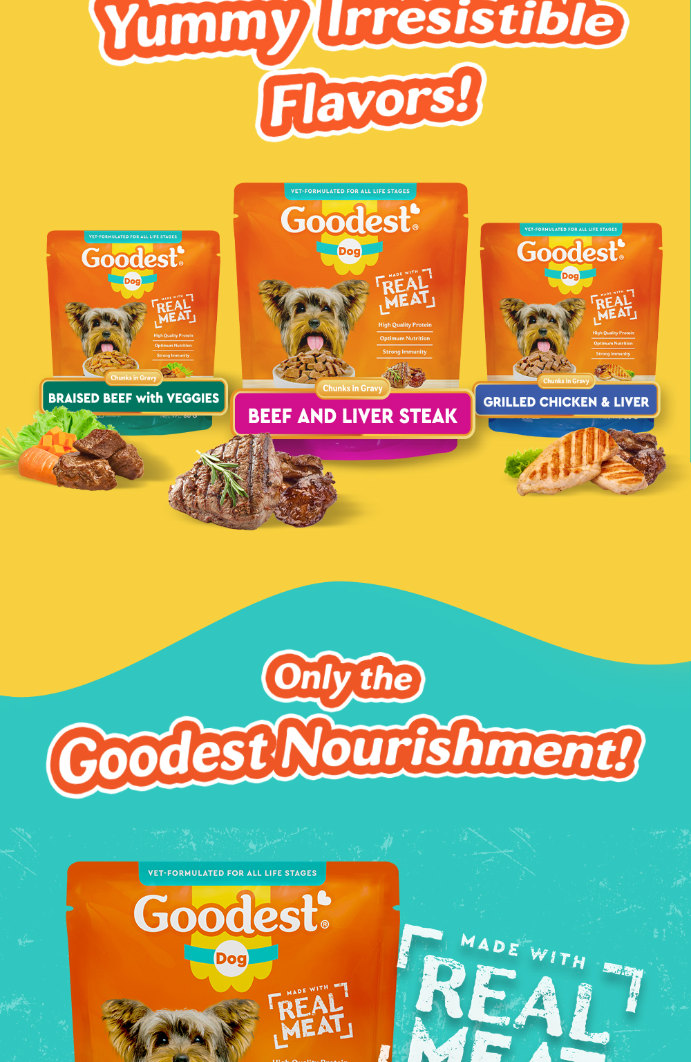 Goodest Dog Beef & Liver Steak 80G Pack Of 24 | Shopee Philippines