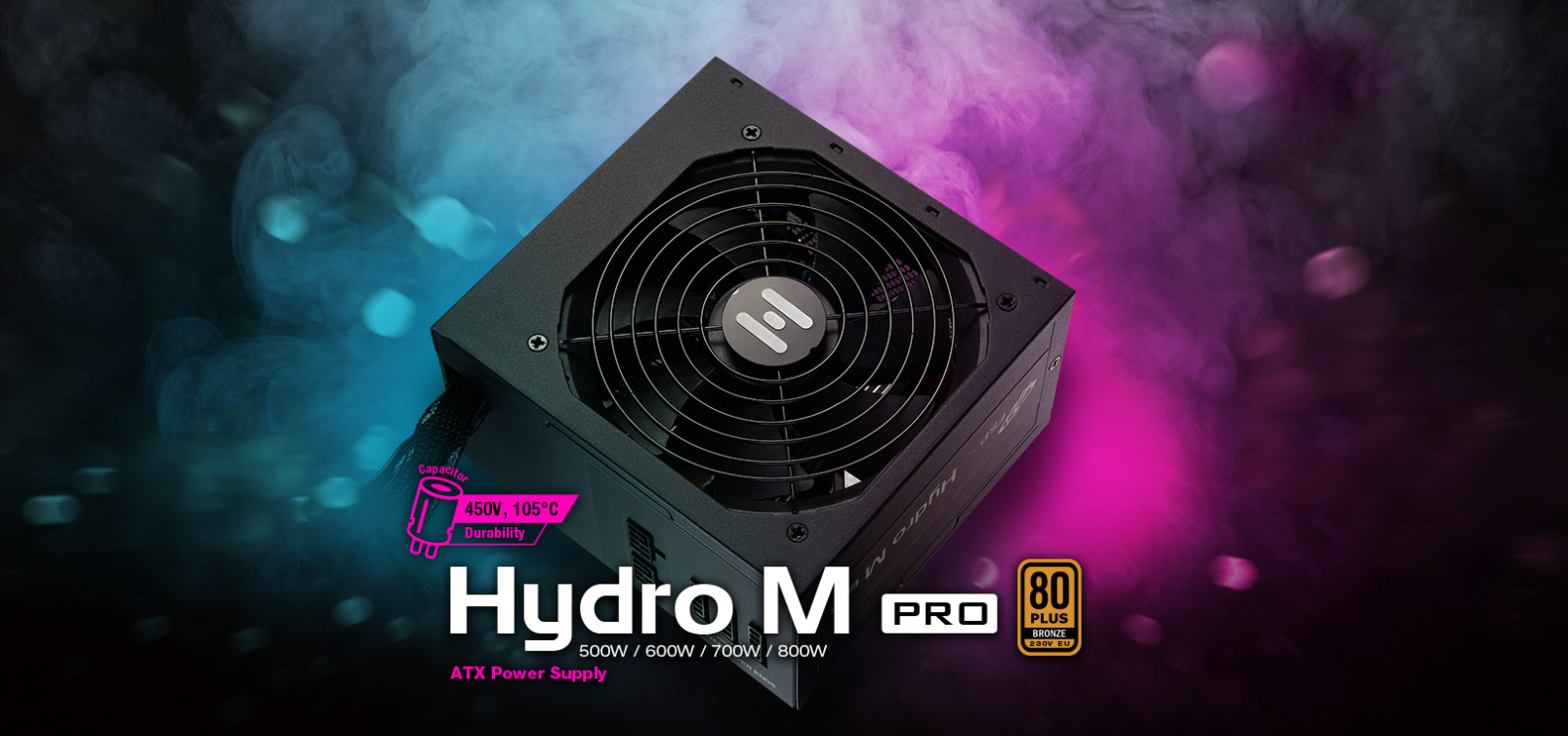 Itw | FSP Hydro M Pro 600W 80+ 230V EU Bronze ATX Semi-Modular PSU ...