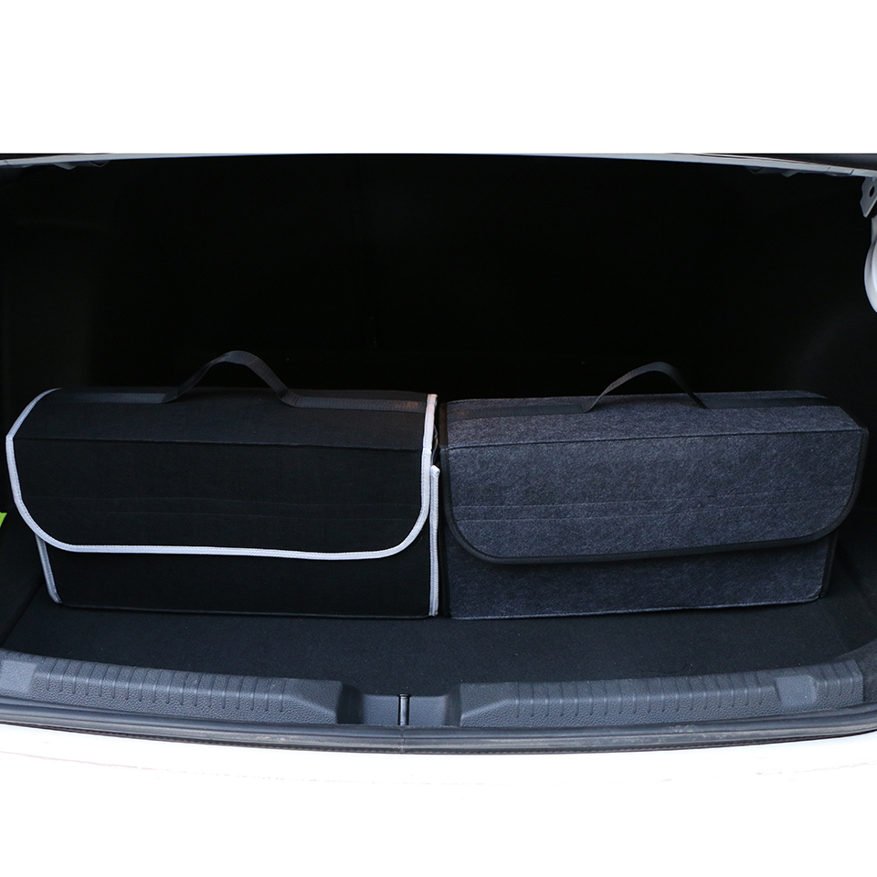 Foldable Car Trunk Organizer Portable Felt Cloth Storage Box Case ... Foldable Car Trunk Organizer Portable Felt Cloth Storage Box Case ...