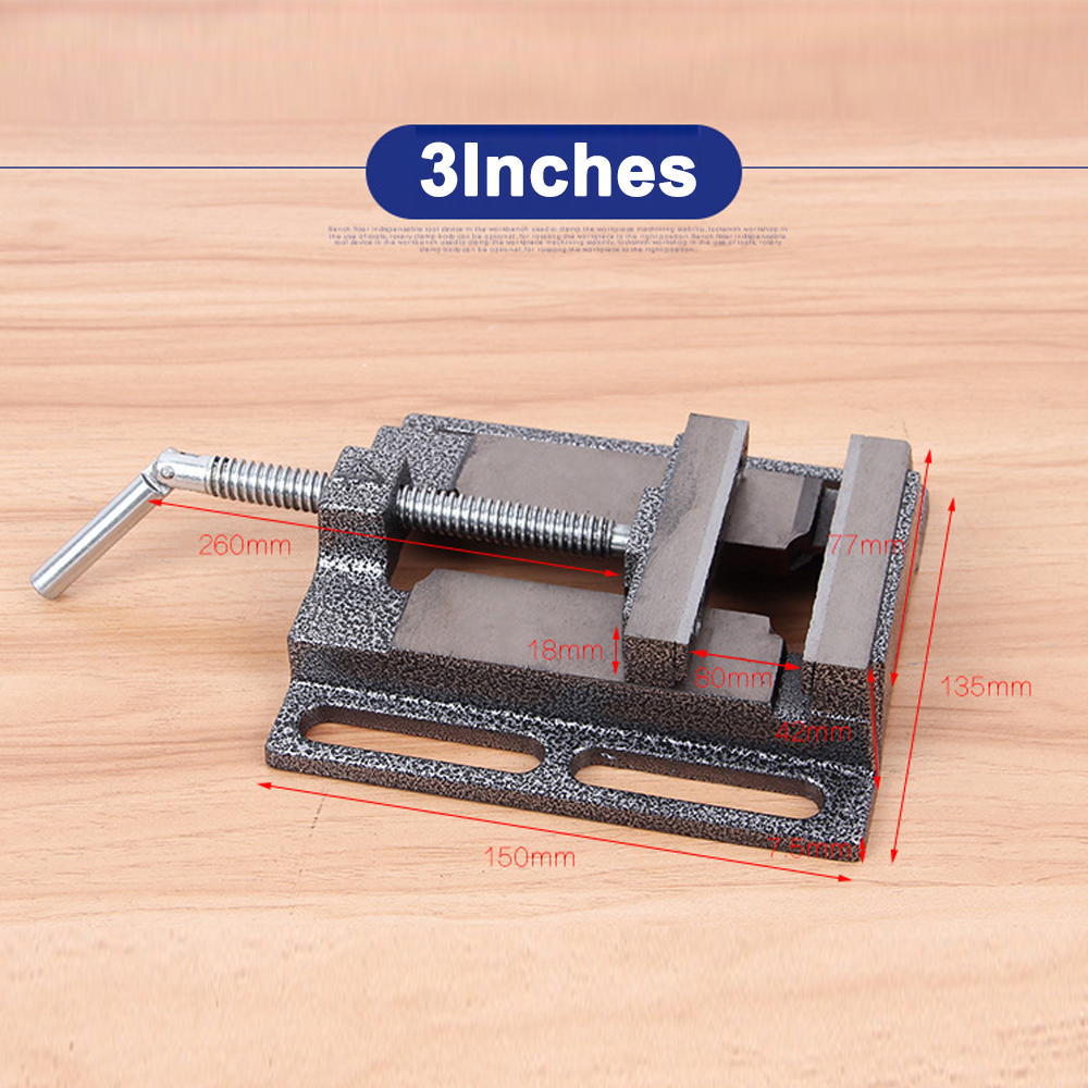 Professional Flat Vise Table Clamp Bench Drill Press Vise Milling ...