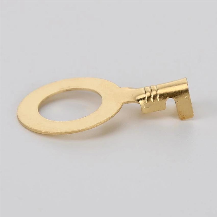 150/300/450pcs Electrical Wire Lugs Eyelet Brass Ring Eye Hole Copper ...