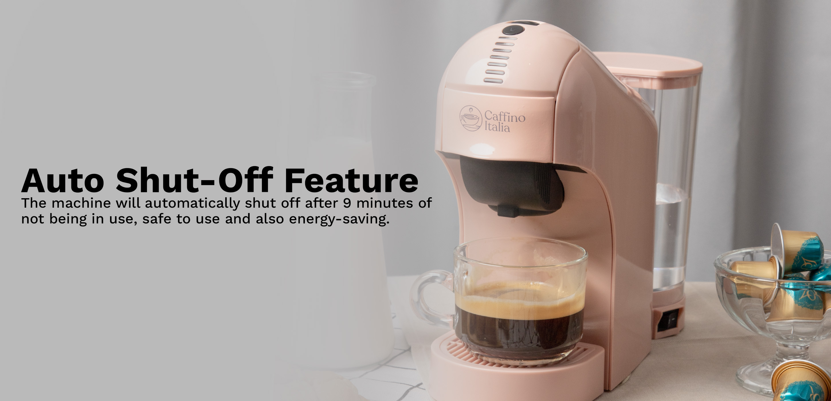 Caffino Italia Vivace Multifunctional Capsules And Ground Coffee ...