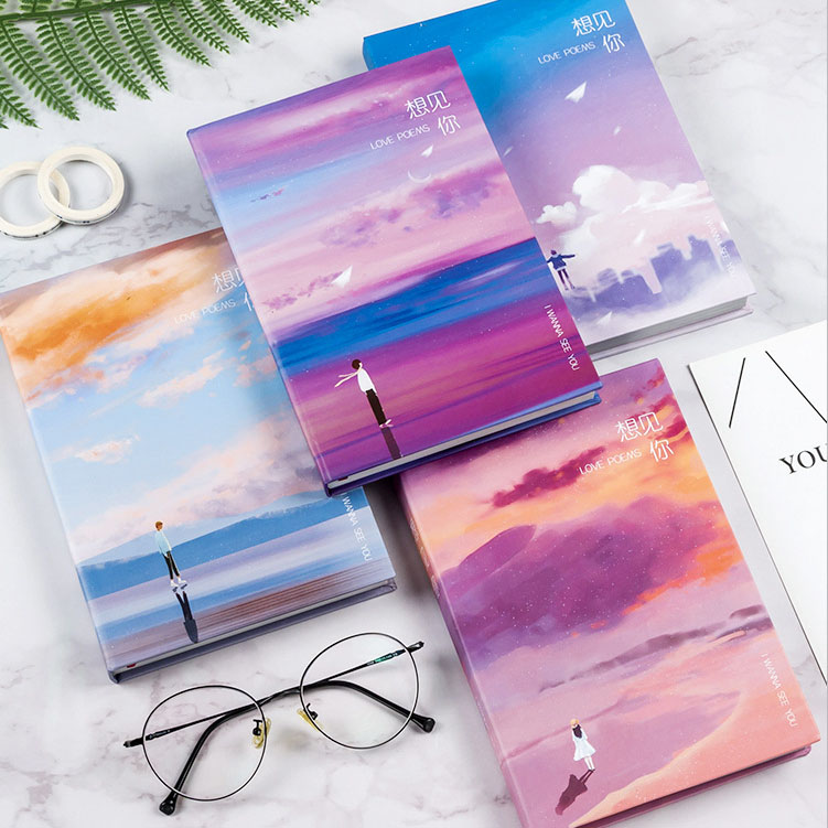 Student Notebook Ins Style Handbook Ledger Notepad I Want To See You ...