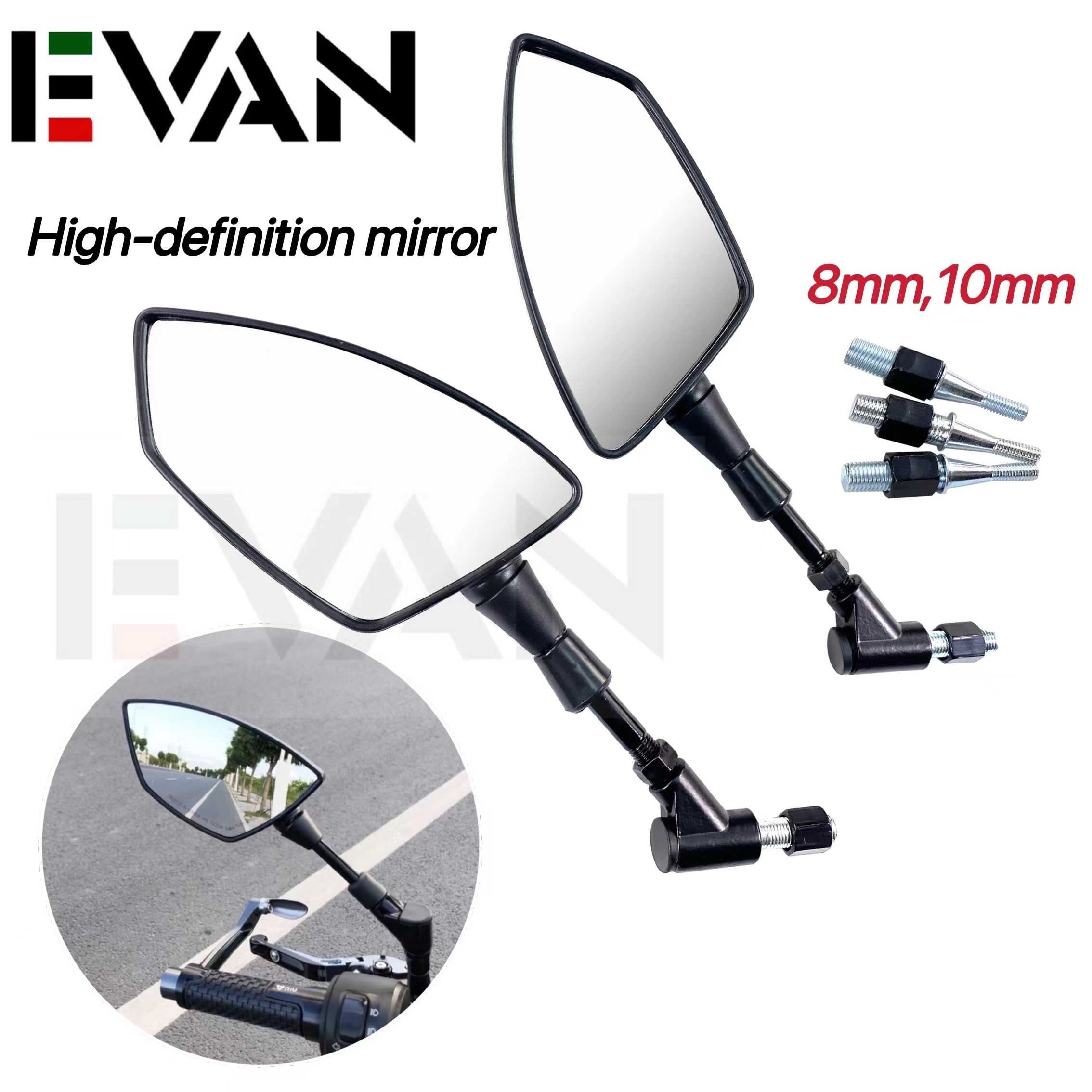 EVAN.PH Rearview Side Mirror Thailand Design (Honda/Yamaha) Universal ...