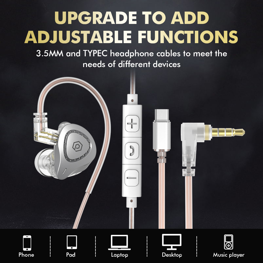 Popcorn BASS X9 Pro Dual Magnetic Dynamic Unit Ear Earphone HIFI DJ ...