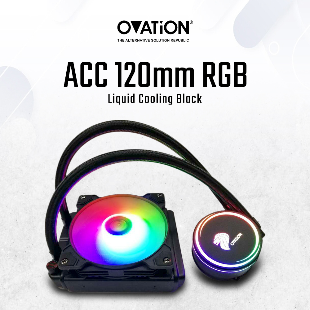 EasyPC| Ovation ACC 240mm/120mm cpu liquid cooler | RGB| Black | Shopee ...