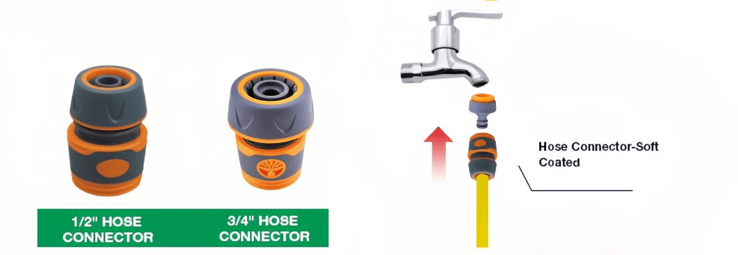 Faucet Connector Garden Connector Hose Pipe Bathroom Kitchen Sink Water ...