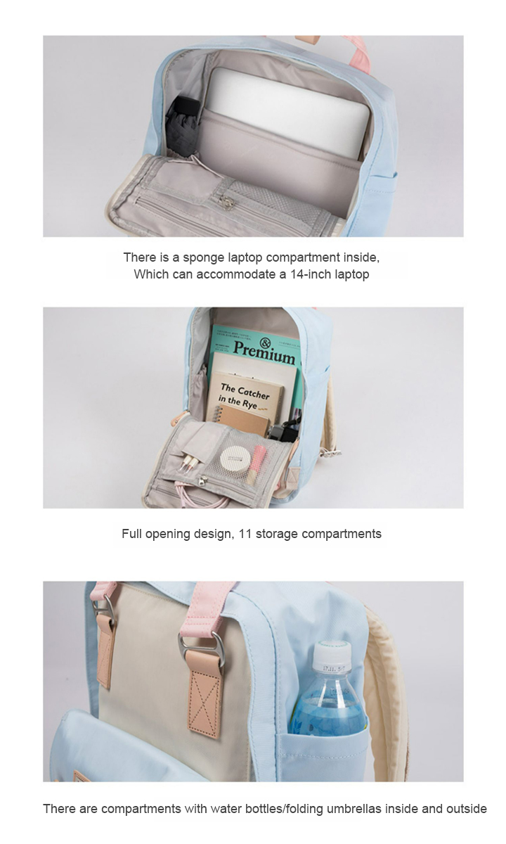 Original Donut Backpack Women Korean Doughnut Macaroon Series School ...