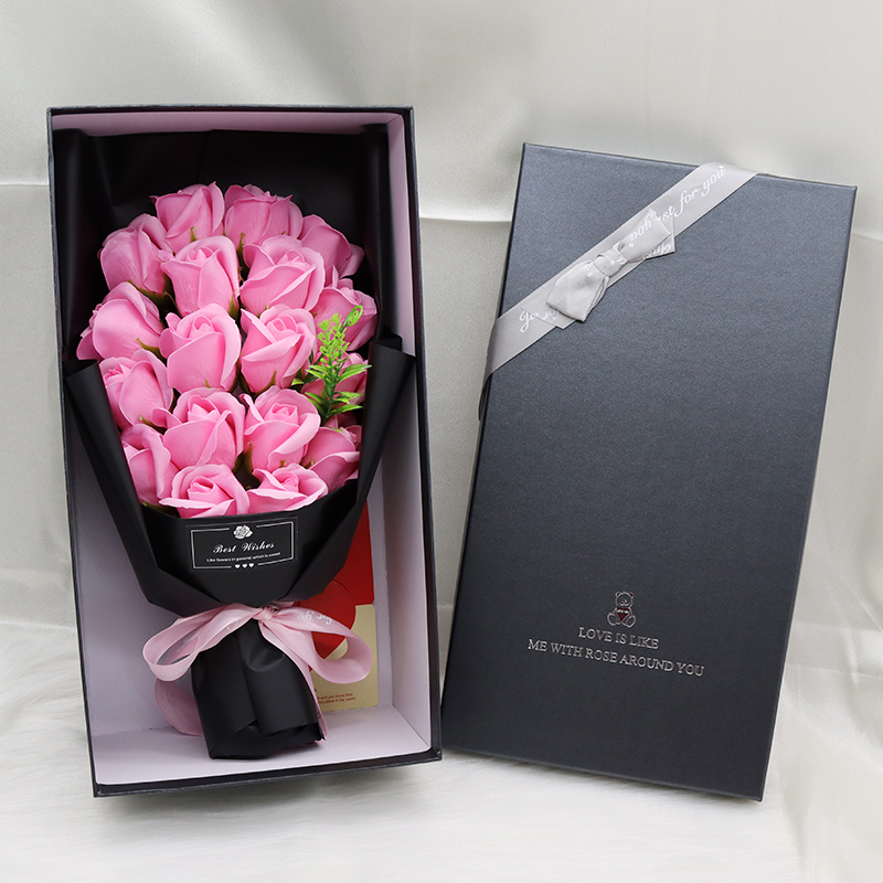 Jiditech 18Pcs Rose Bouquet Box Valentine's Creative For Mother's Day Gift Valentine's Day gift ...