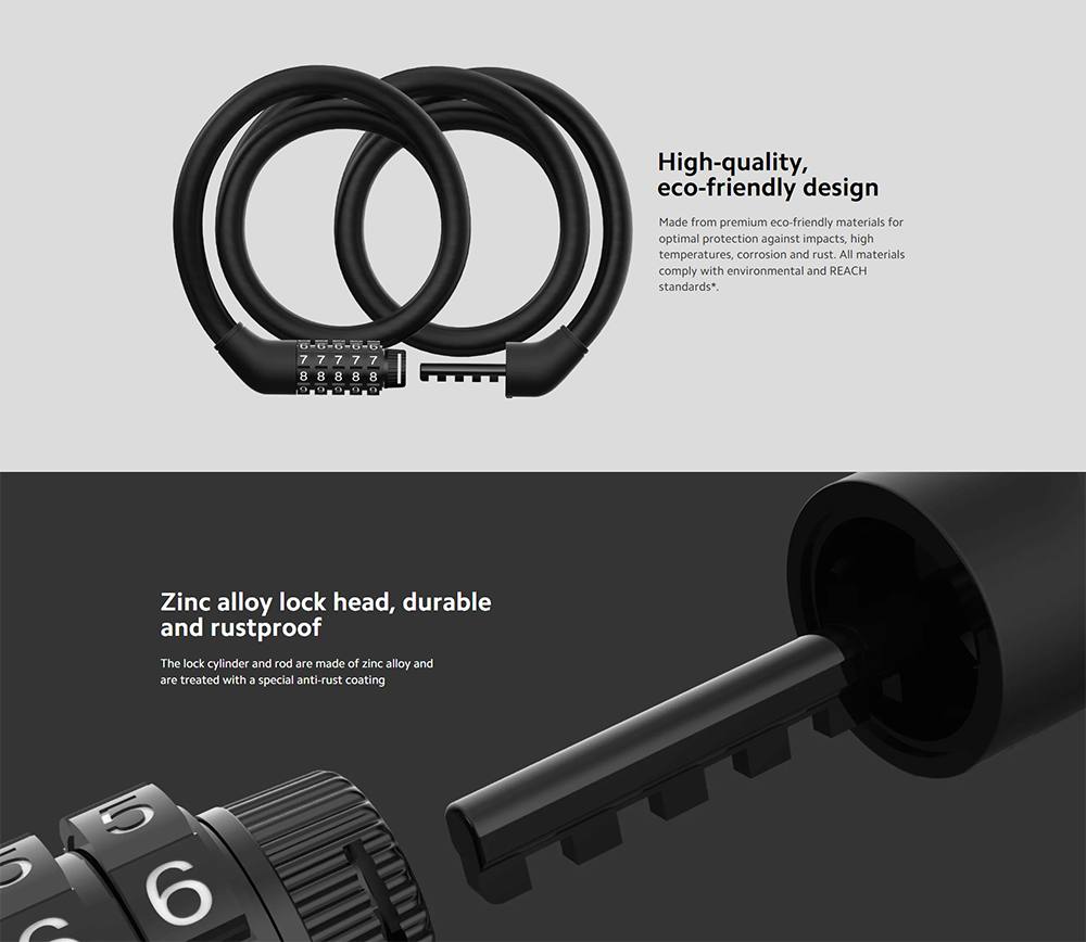 Xiaomi Electric Scooter Cable Lock | Shopee Philippines