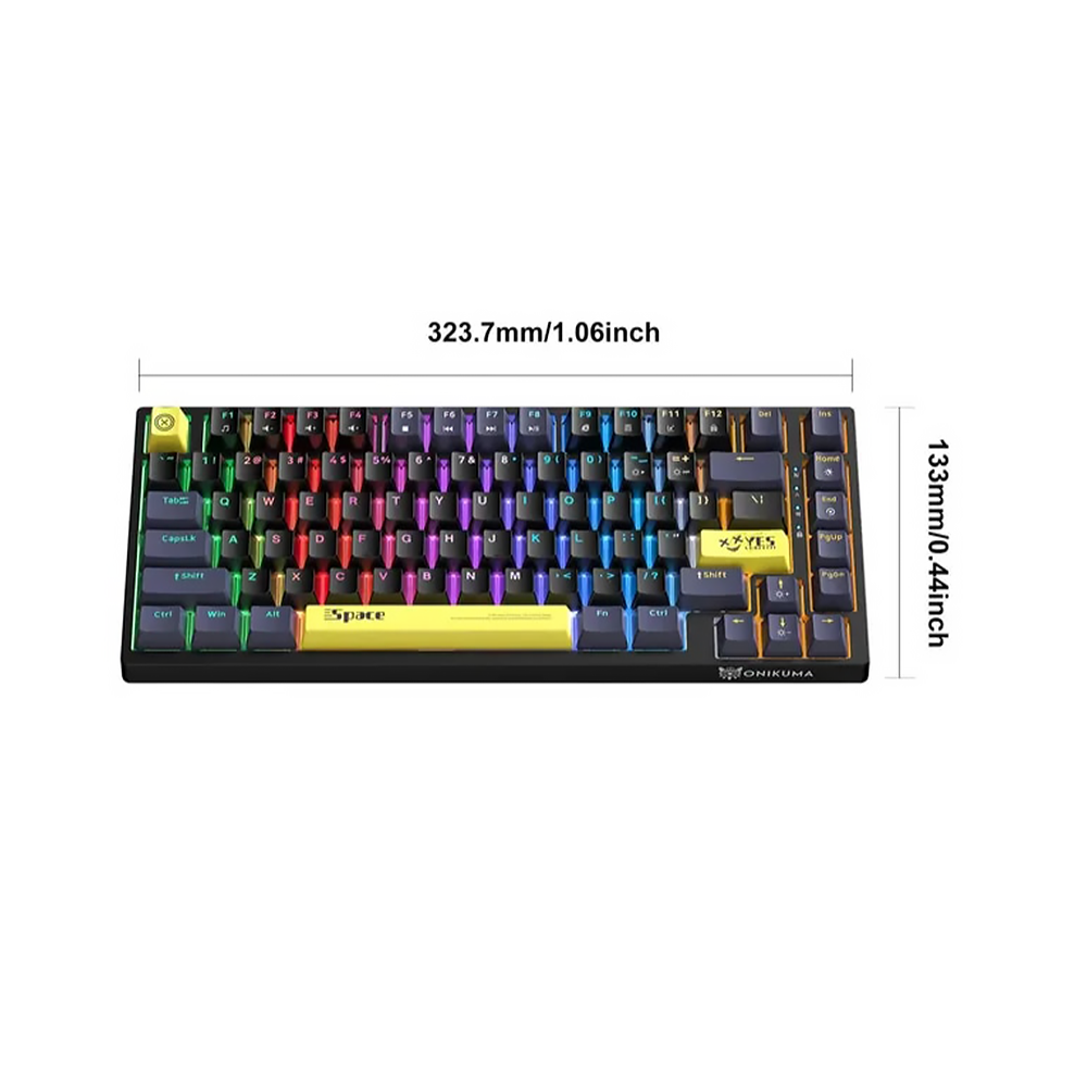EasyPC| Onikuma G52 82 Keys Mechanical Keyboard| SPACE and DONT BOTHER ...