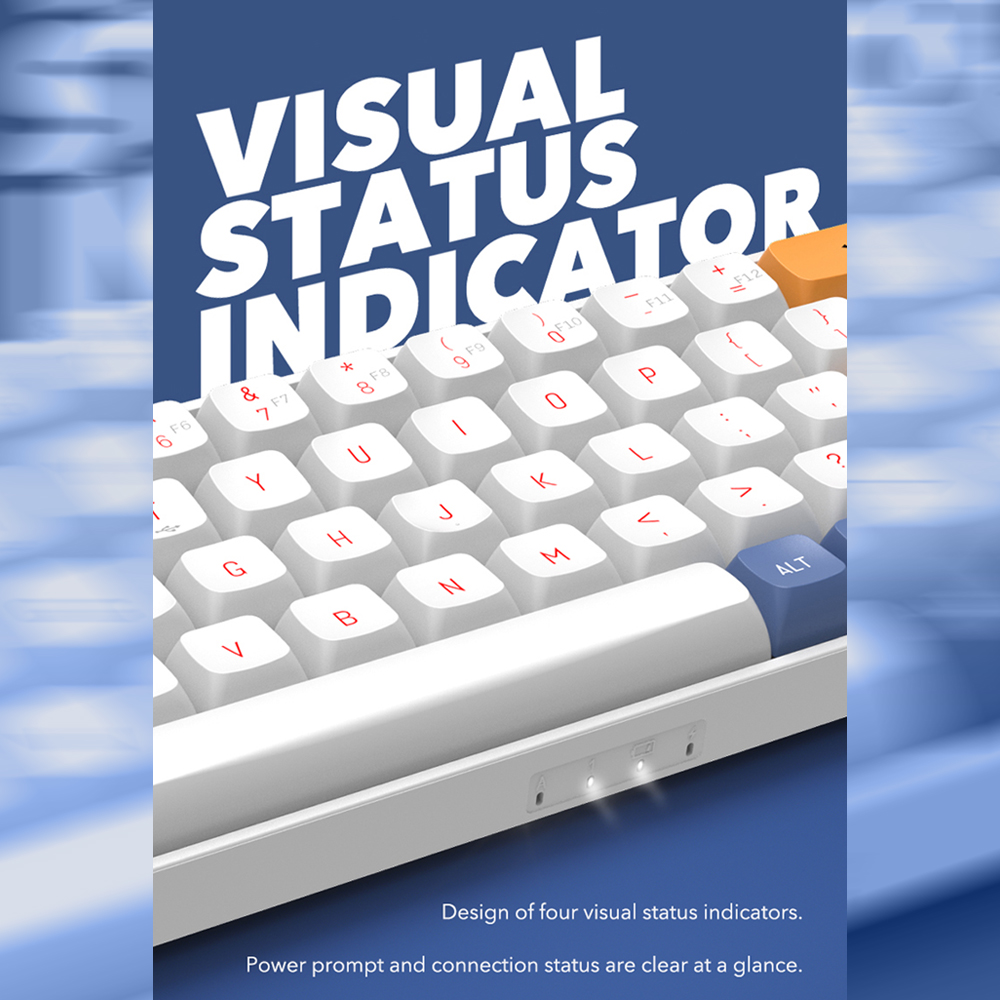 EasyPC| DarkFlash GD68 Mechanical Keyboard Brown Sugar/ Starry Blue ...