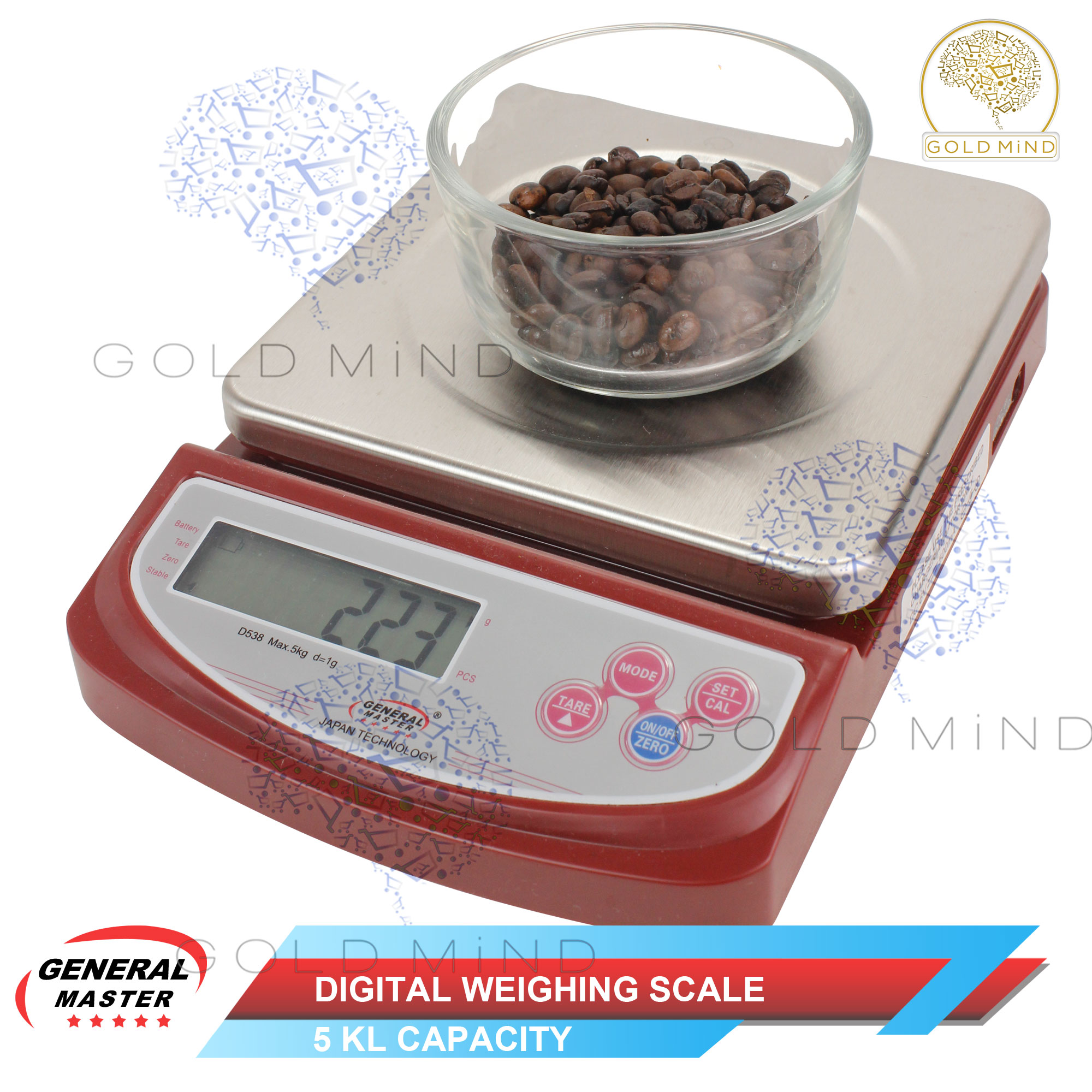 General Master Digital Weighing Scale 5KG | Shopee Philippines