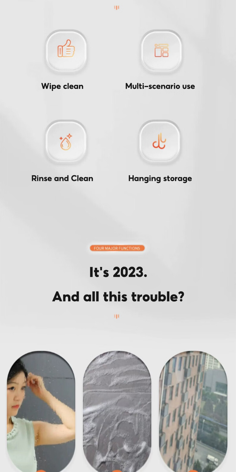 Joybos N1701 Mini Handheld Glass Wiper Home Multifunctional Window ...