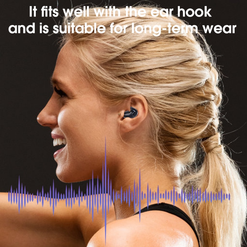 5.3 Ultra-thin mini in-earpods sleep earphones Bluetooth Wireless IPX5 ...