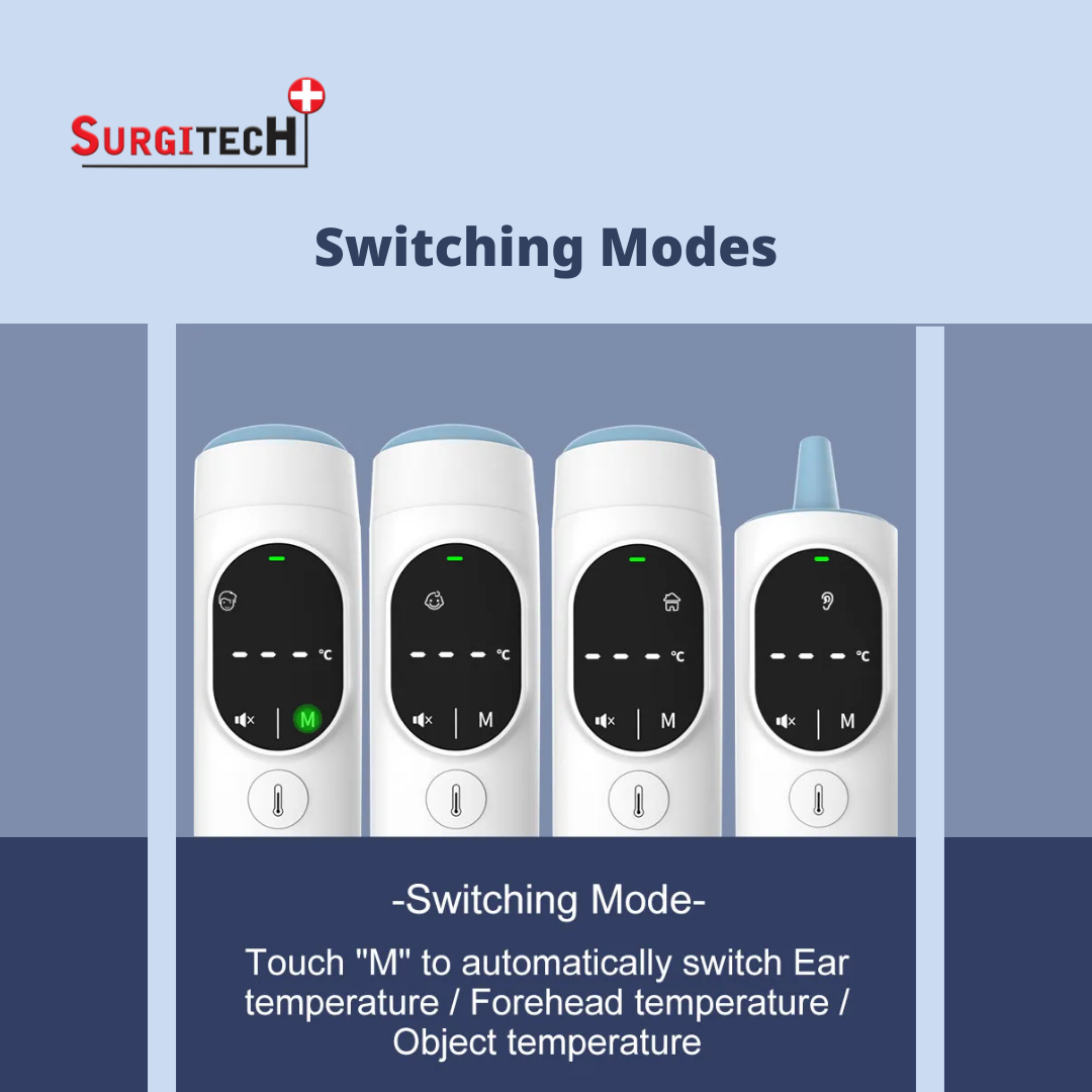 Surgitech Infrared Ear/Forehead Thermometer | Shopee Philippines