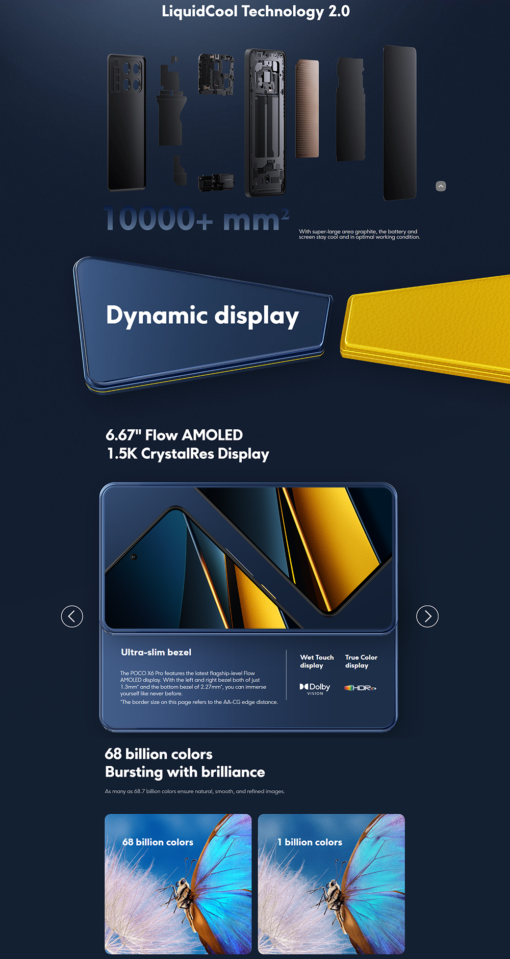 POCO X6 Pro 5G Dimensity 8300-Ultra Processor 8GB/12GB + 256GB/512GB ...