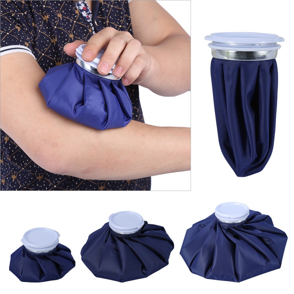 Ice Cooling Bag Portable Reusable Ice Pack Pure Blue Cloth Ice Pack Ice ...