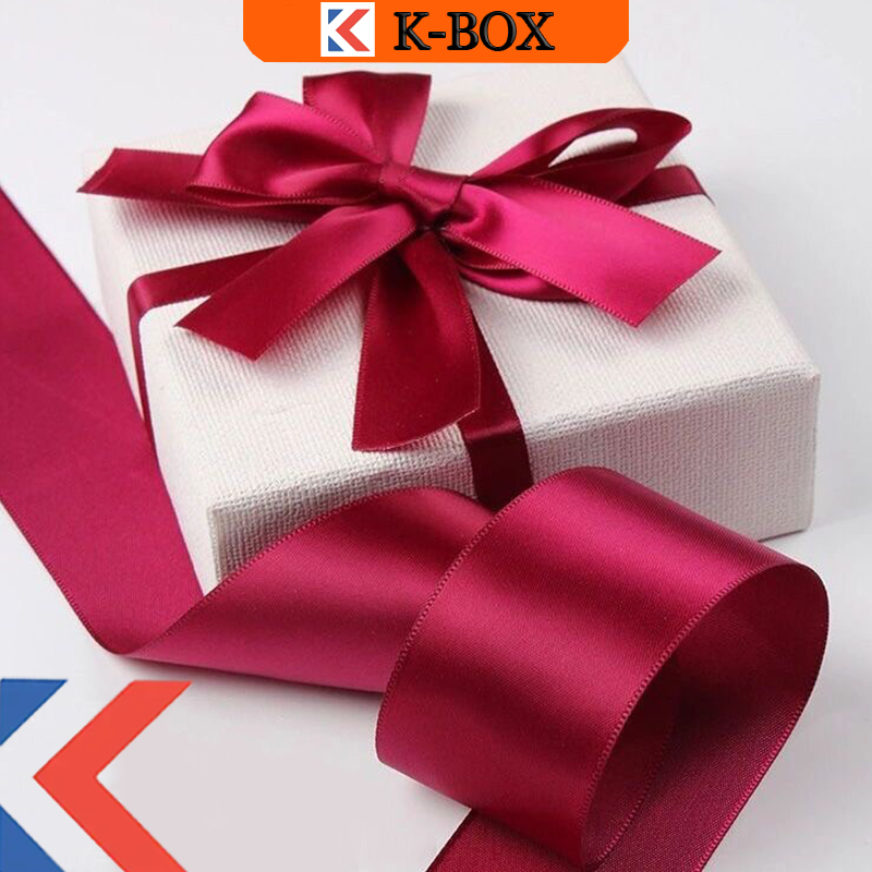 (25 yards/roll) 2.5cm Satin Ribbon Roll Gift Packaging Ribbon Flower ...