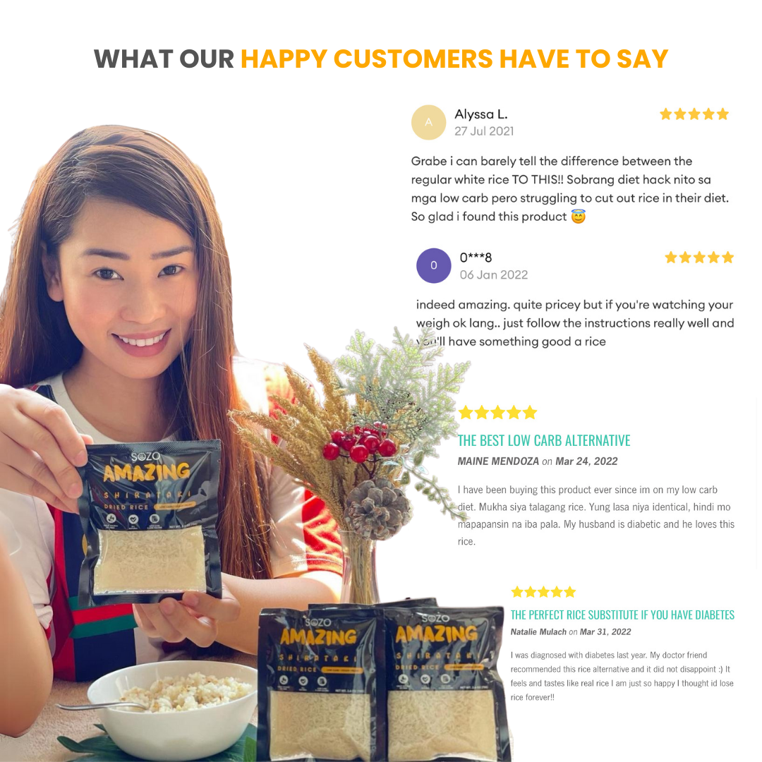 SOZO PH Amazing Shirataki Dried Shirataki Rice 75g | Shopee Philippines