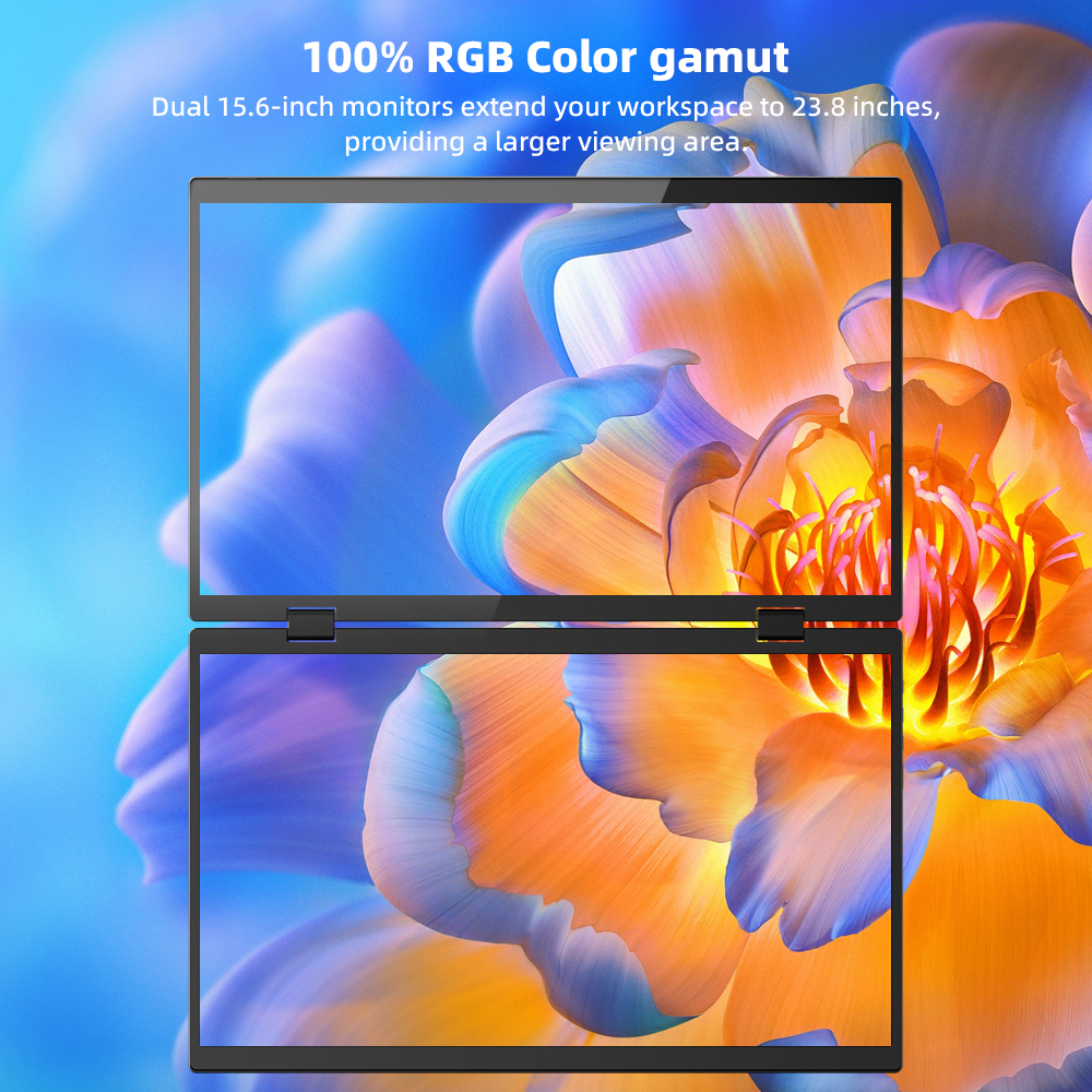 GOOJODOQ Portable Monitor for Laptop Extender Stand Speaker Ps4 Phone ...