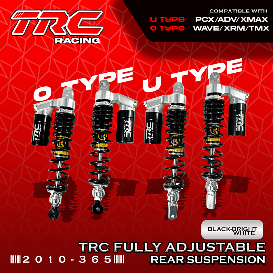 TRC Racing 365mm PCX/ADV/XMAX Fully Adjustable CNC Shock Suspension ...