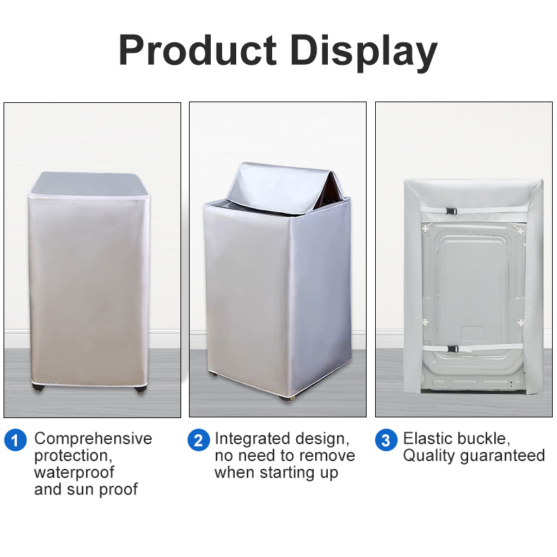 Washing Machine Cover S/M/L/XL top open Washing Machine protective ...