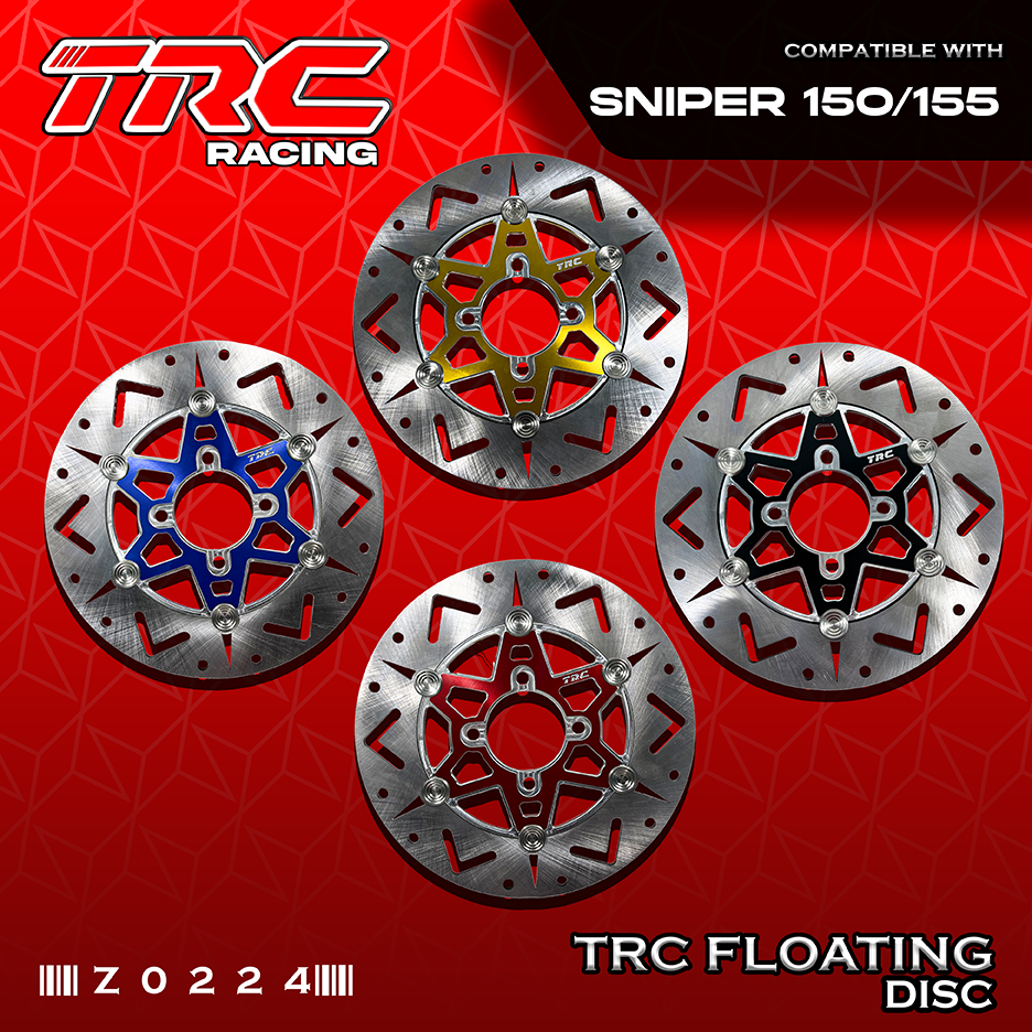 TRC FLOATING FRONT DISC BRAKE for Sniper 150/155 4 HOLES 267mm Z0224 ...