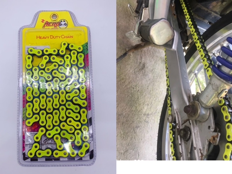 Motorcycle Chain Color 428-130.420-130.415-130 | Shopee Philippines