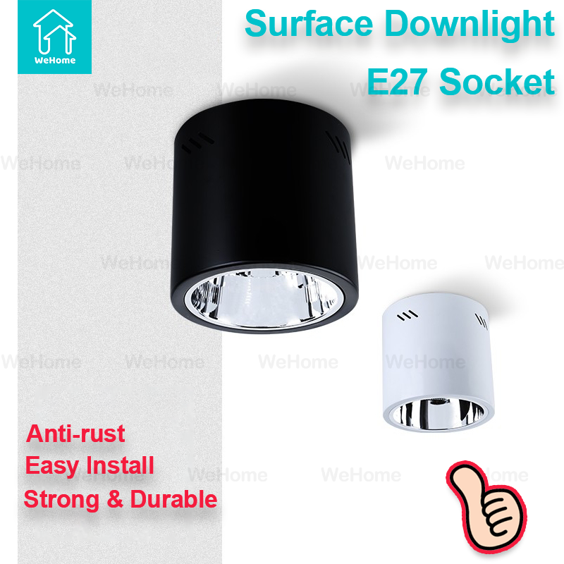 WeHome Replacable E27 Bulb Led Surface Mounted Pin Light Downlight ...