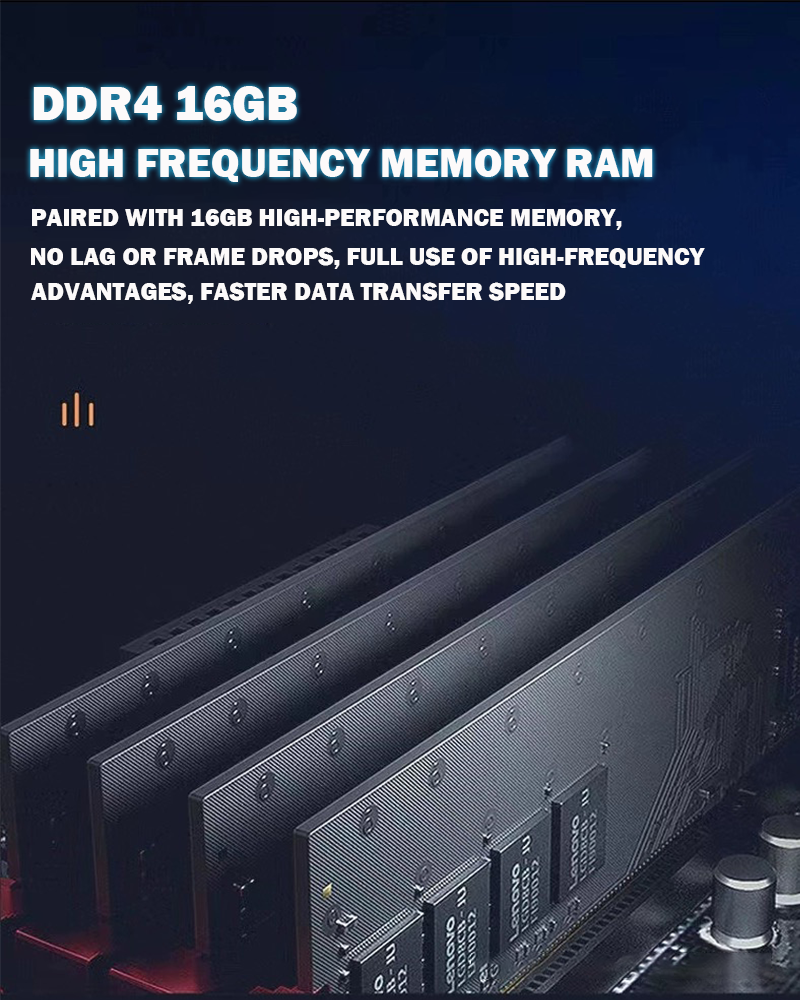 AMD RYZEN 3 3200G Desktop PC Set 4 Cores DDR4 16GB RAM / 512GB SSD Full ...