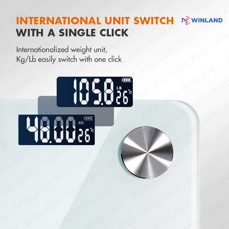 Gaabor by Winland LED Display Electronic Weighing Scale USB Charging w ...