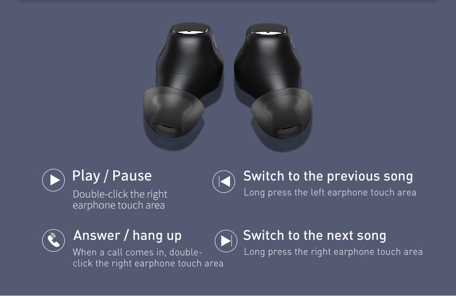 Baseus WM01 TWS Bluetooth 5.3 Earphones Stereo Wireless Headphones ...