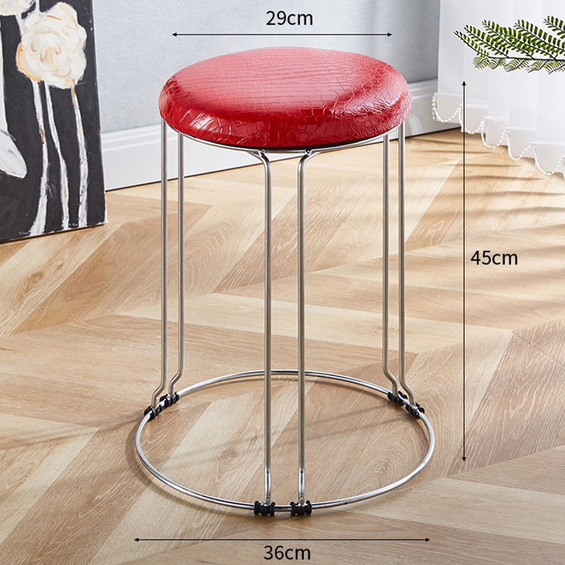 Stacked Household Round Stools Dining Chair | Shopee Philippines