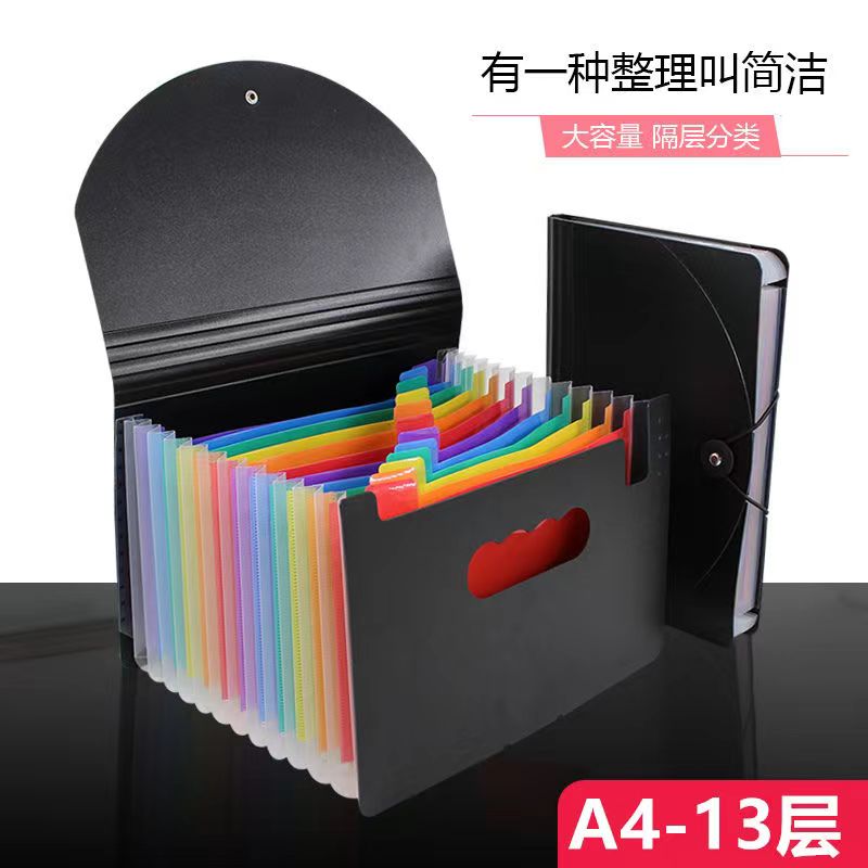 A4 & Long Size 24 pocket Accordion Expandable File Folder Organizer 2 ...