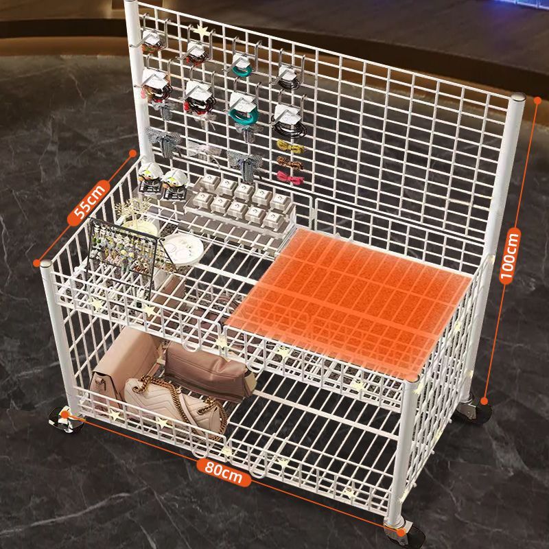 Handcart heavy duty sale cart rack collapsible bargain rack basket rack ...