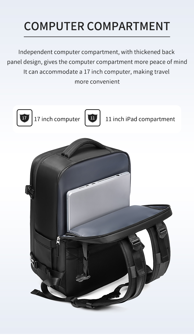 SeaChoice 17in Waterproof Laptop Backpack w/USB Charging Port& Shoe ...