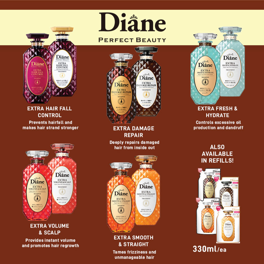 Moist Diane Extra Damage Repair Daily Treatment (450 ML) | Shopee ...